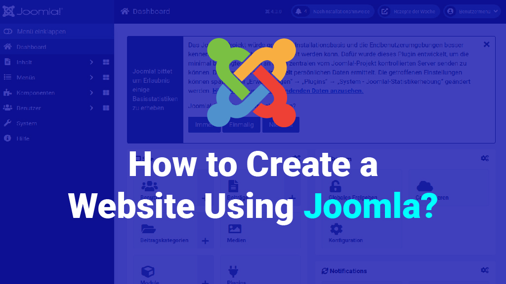 How to Create a Website Using Joomla